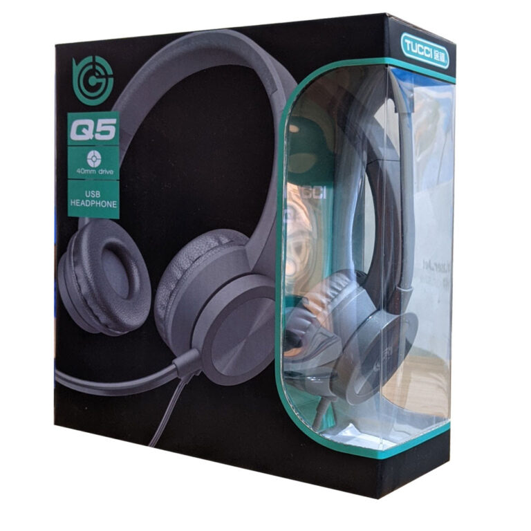 Casque Audio USB TUCCI (Q5) - Interface USB - 2025 - TOGO INFORMATIQUE