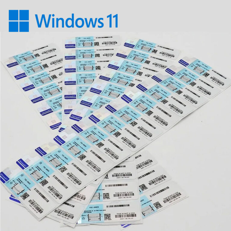 Licence Windows 11 Pro Autocollants - Pour L'activation De Windows à ...