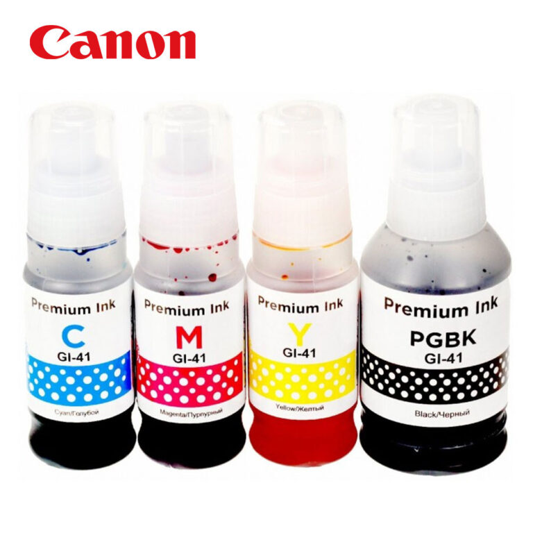 Canon GI-41, Pack De 4 Bouteilles D'encre De Recharge - Pour CANON ...